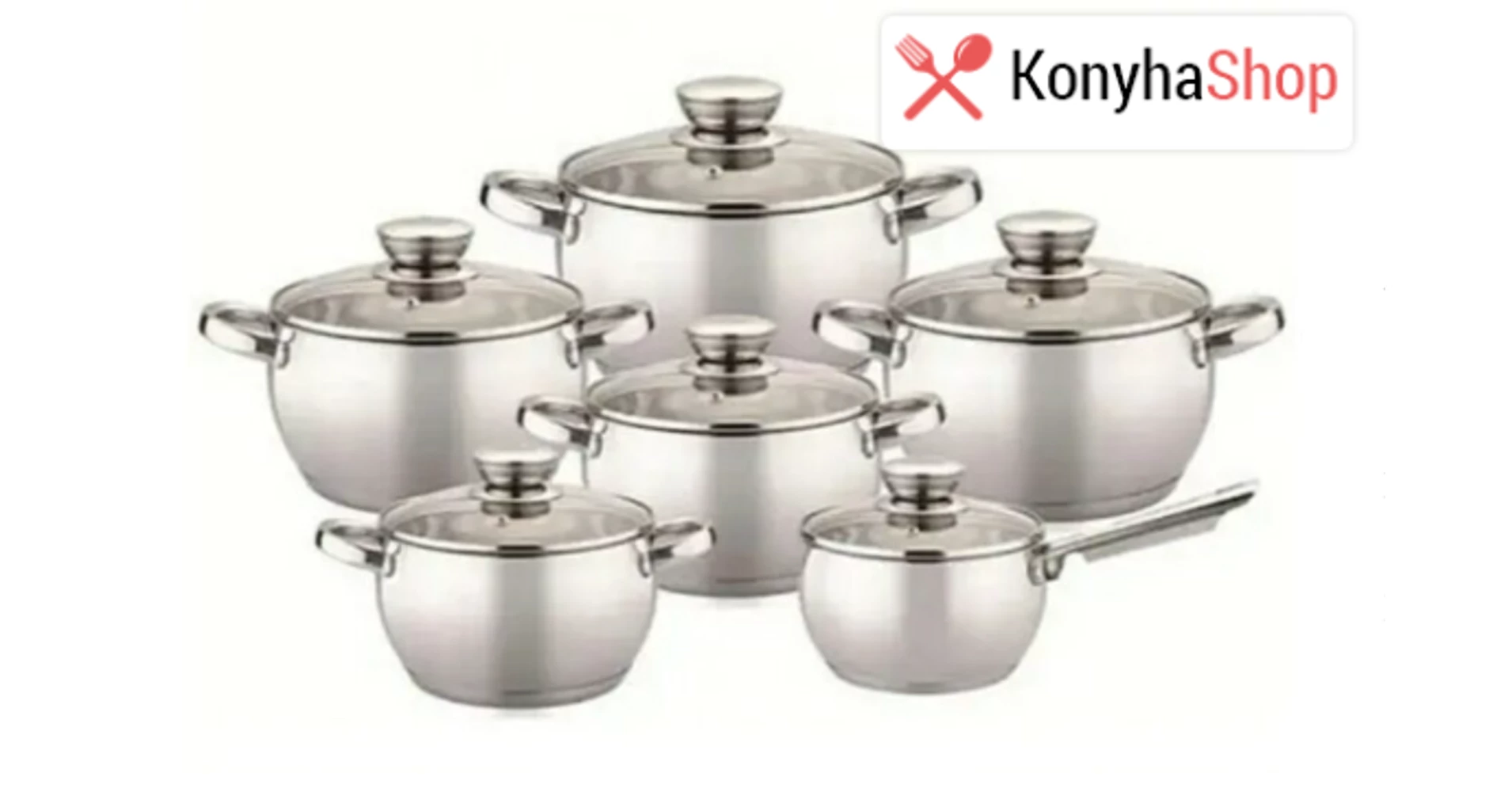 Bohmann 12 részes inox edénykészlet BH 0512